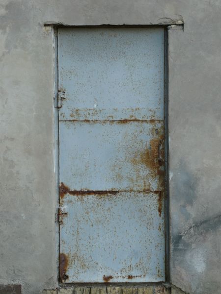 grey rusting door texture 0084 - Texturelib
